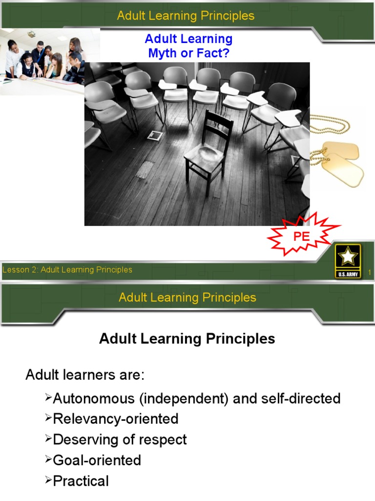 Adult Learning - PowerPoint | PDF | Adult Education | Attitude (Psychology)