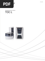 Shimadzu TOC-L Analyzer SOP Guide | PDF | Total Organic Carbon