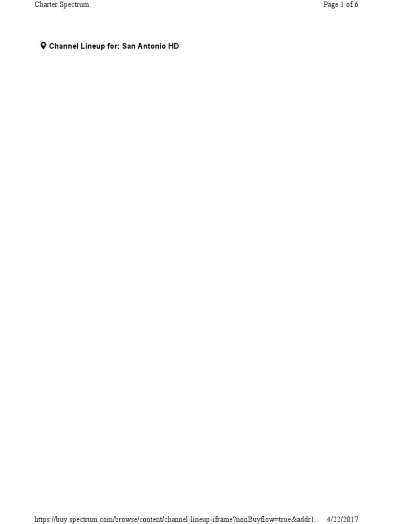 Channel Lineup for San Antonio HD: A Comprehensive Listing of Available ...