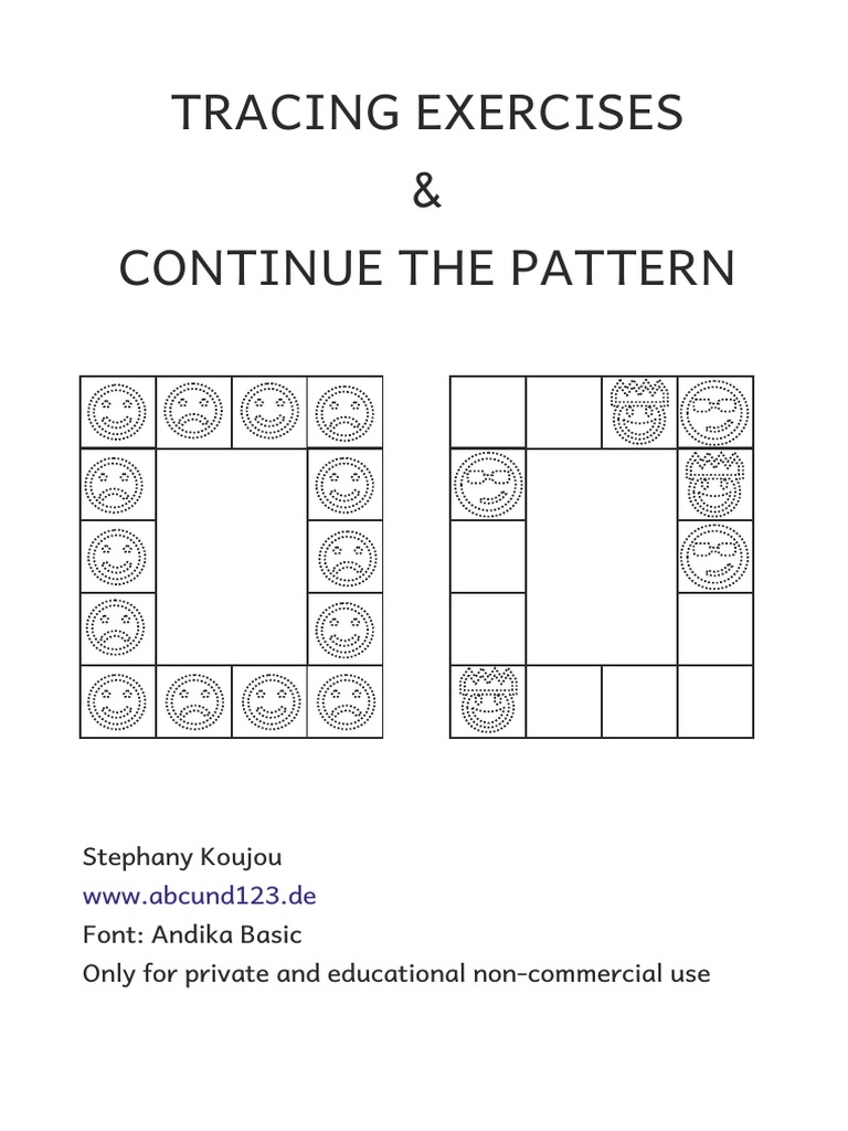 Trace The Pattern | PDF