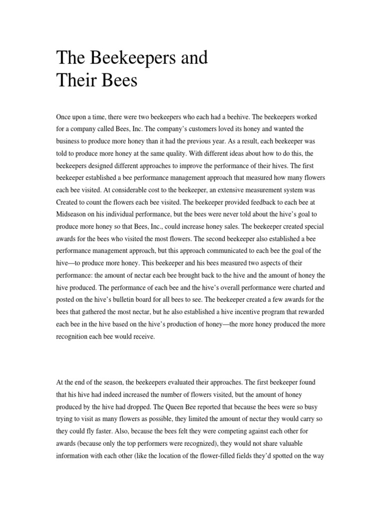 Beekeeper Strategies for Honey Production | PDF | Beekeeper | Beehive