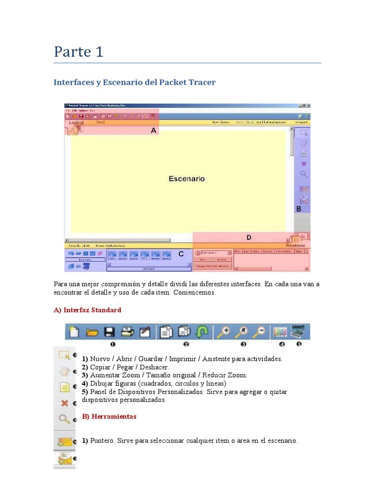 Tutorial Packet Tracer | PDF | Dirección IP | Redes de computadoras