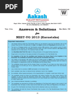 Aakash AIATS-1 Answer Key | PDF