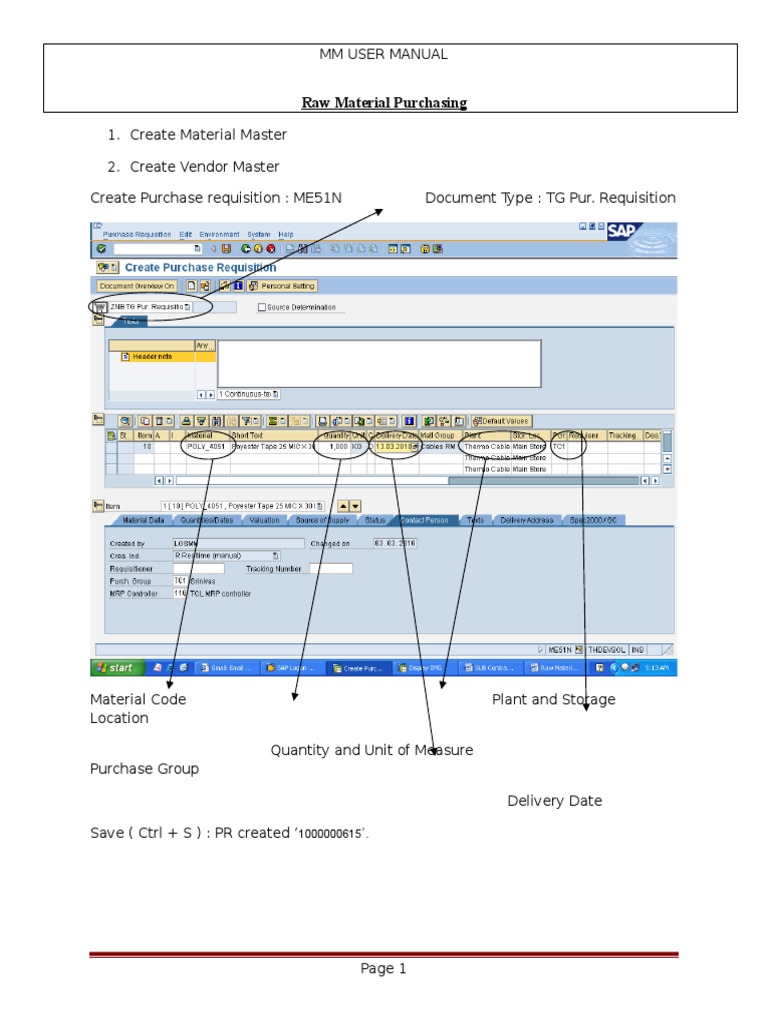 Raw Material Purchase (User Manul) | PDF | Invoice | Business