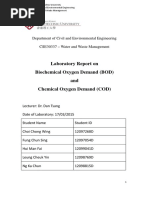 BOD Lab Report | PDF | Sewage Treatment | Wastewater