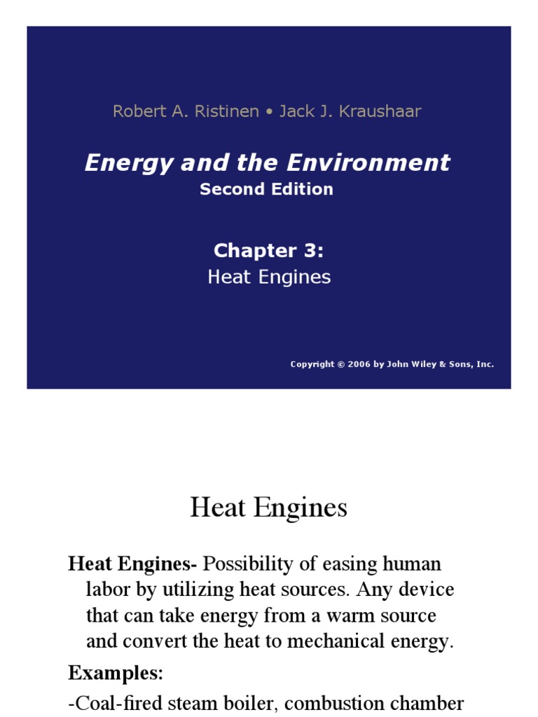 Chapter3 Heat Engines | PDF | Internal Combustion Engine | Diesel Engine
