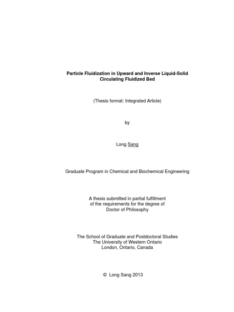 IMP Particle Fluidization in Inverse Liquid Solid Circulating Fluidized ...