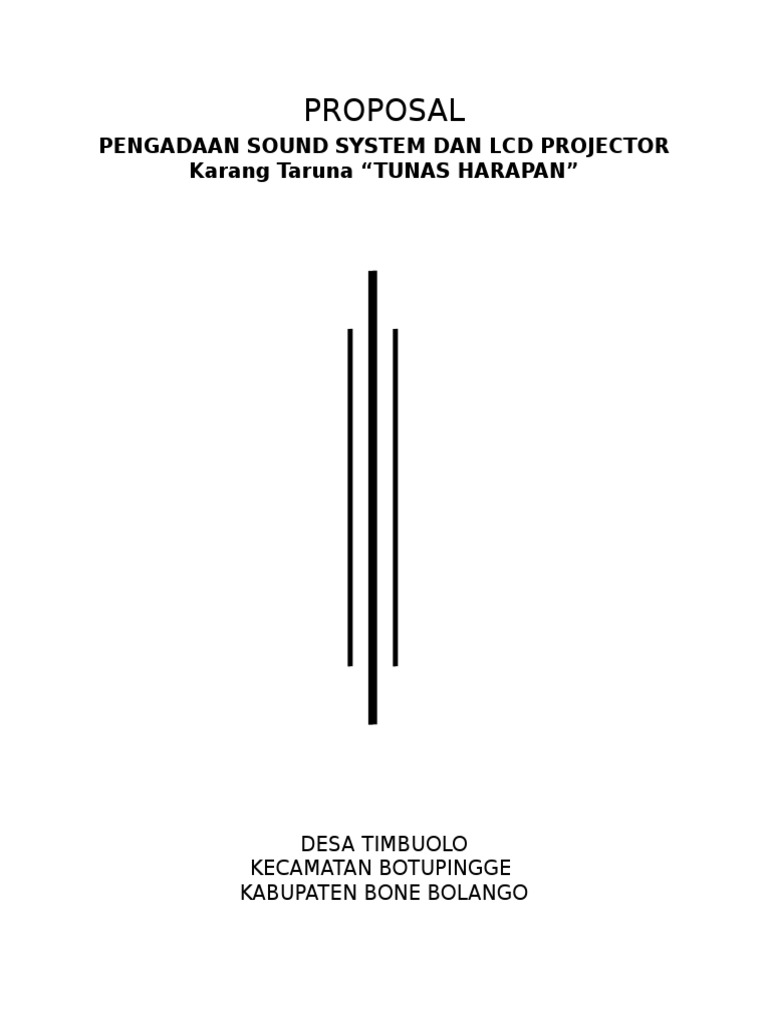 Proposal for Sound System and LCD Projector Procurement | PDF