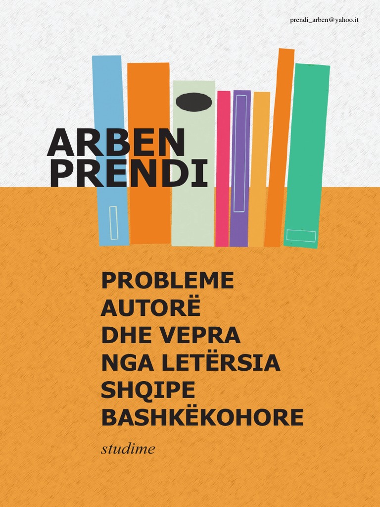 Arben Prendi - Probleme Autorë Vepra | PDF