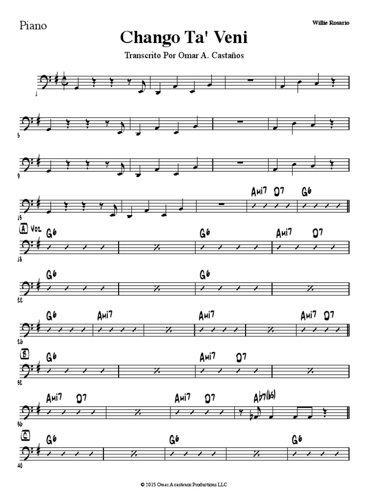 Chango Ta' Veni | PDF