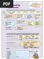 Personality Score Sheet | PDF | Stereotypes | Psychological Theories