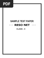 Nso Sample Paper Class-5 2025-26 | PDF