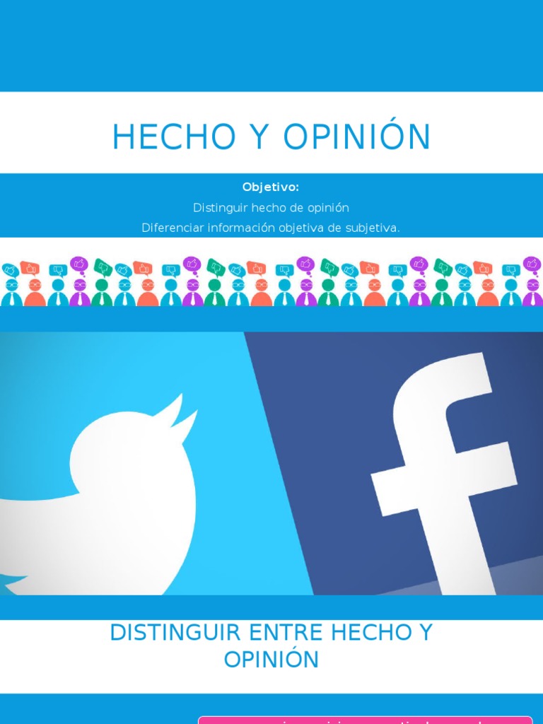 Hecho y Opinion | PDF | Verdad | Epistemología