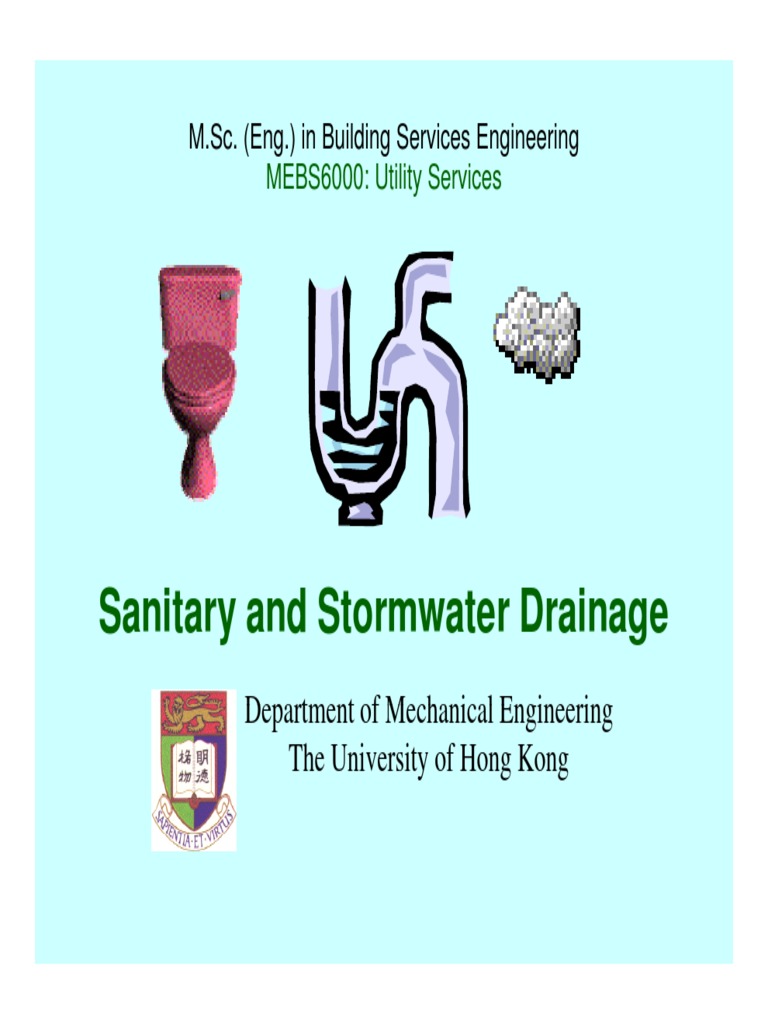 Sanitary and Stormwater Drainage | PDF | Sanitary Sewer | Sanitation