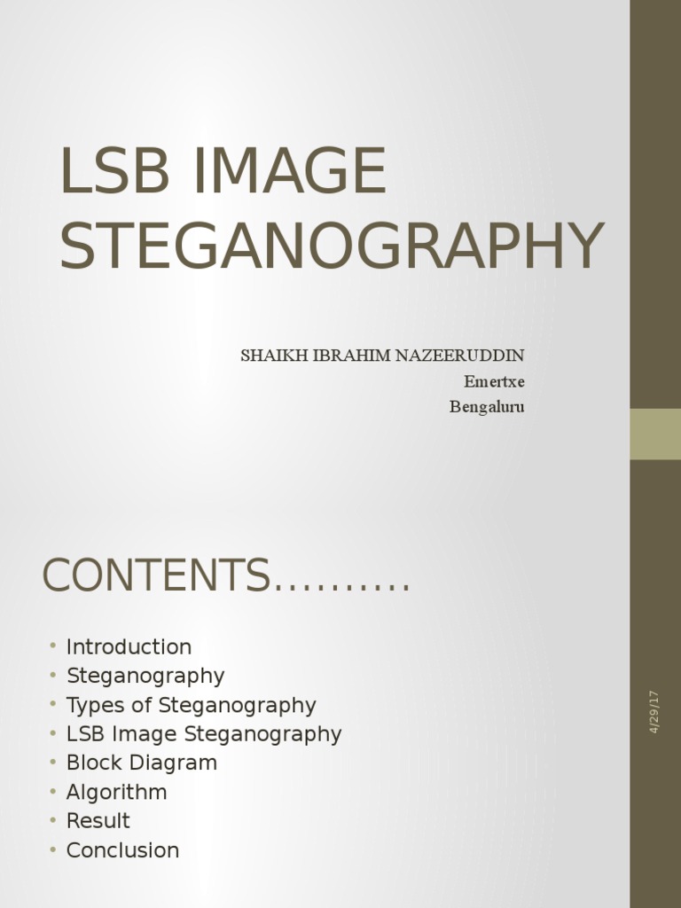 LSB Image Steganography Guide | PDF | Applied Mathematics | Areas Of ...