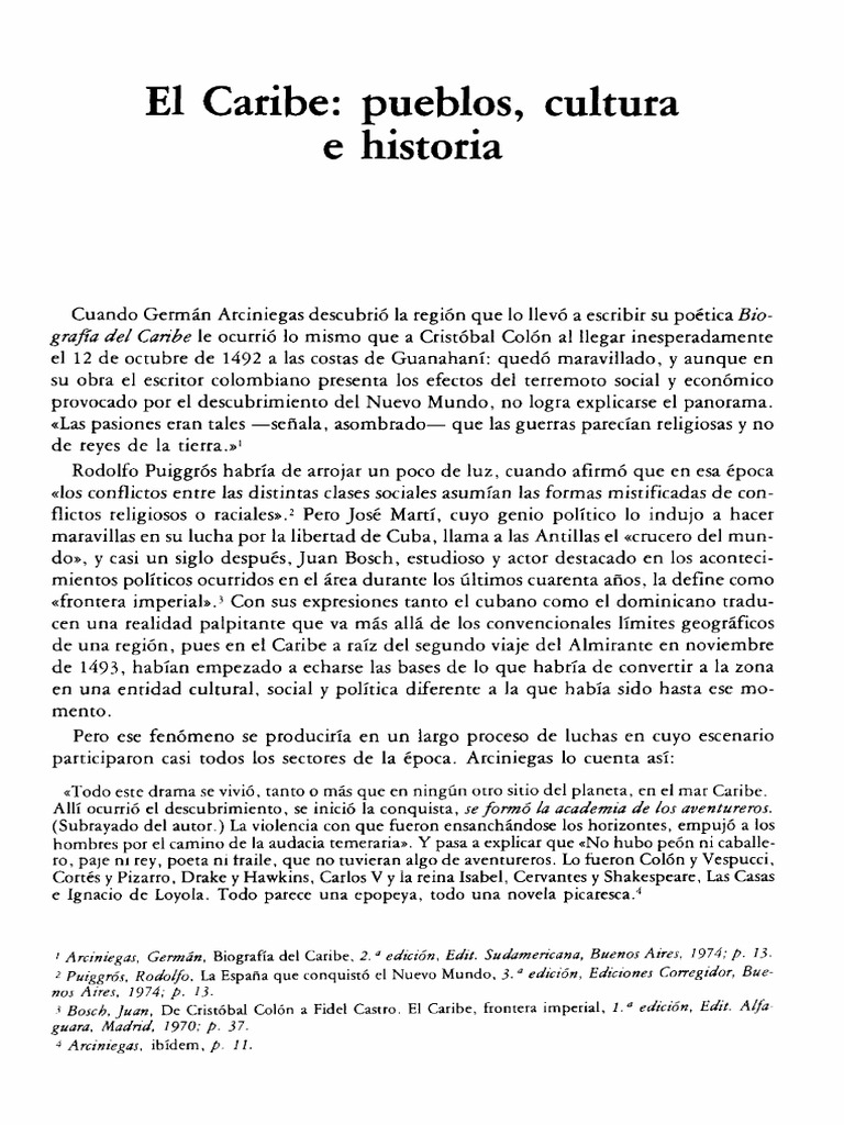 Historia de los pueblos caribes en Venezuela | PDF | Esclavitud | Piratería
