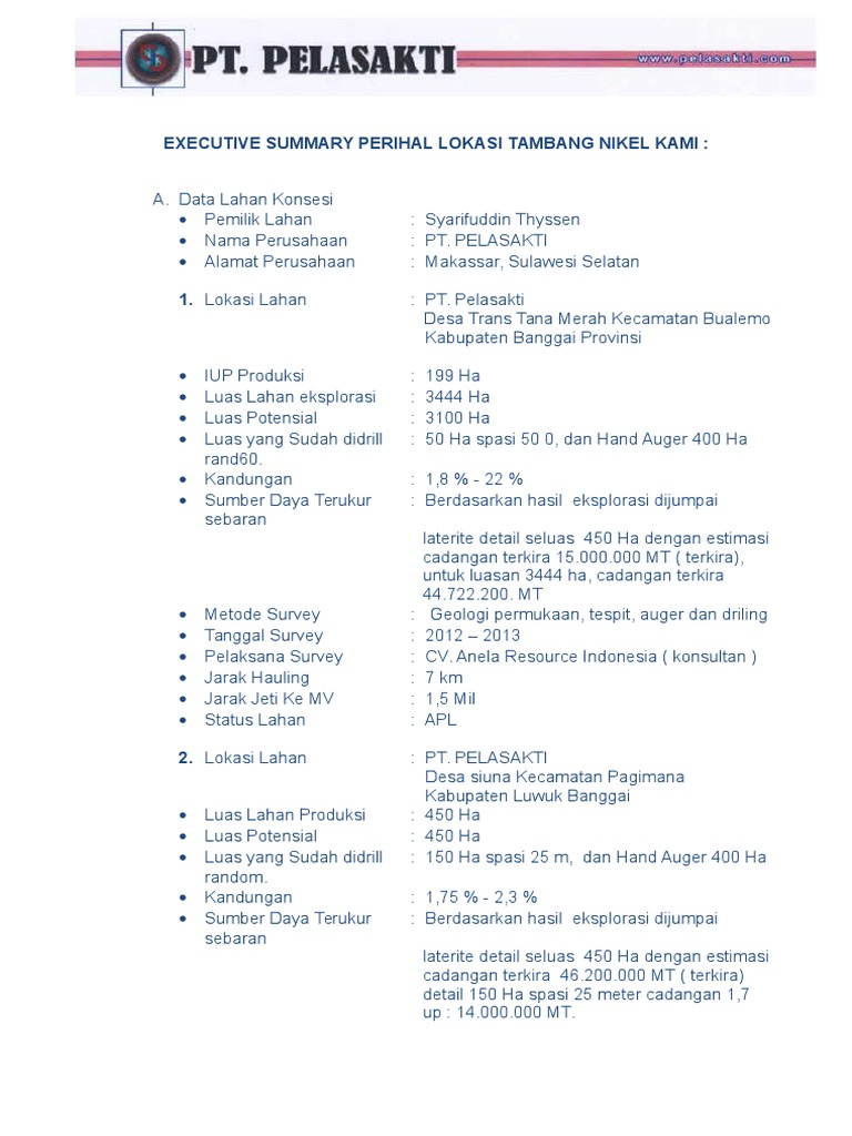 Summary Lahan Pak Joko | PDF
