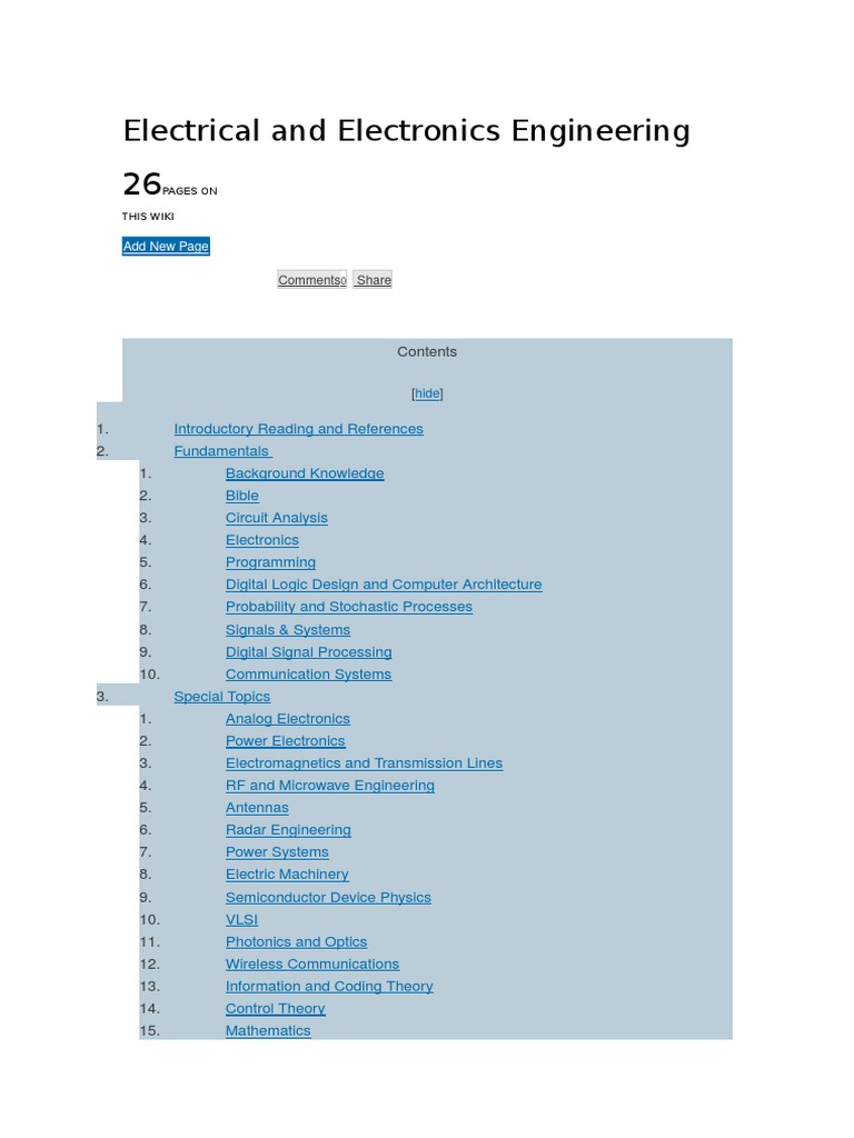 Electrical and Electronics Engineering | PDF | Signal (Electrical ...