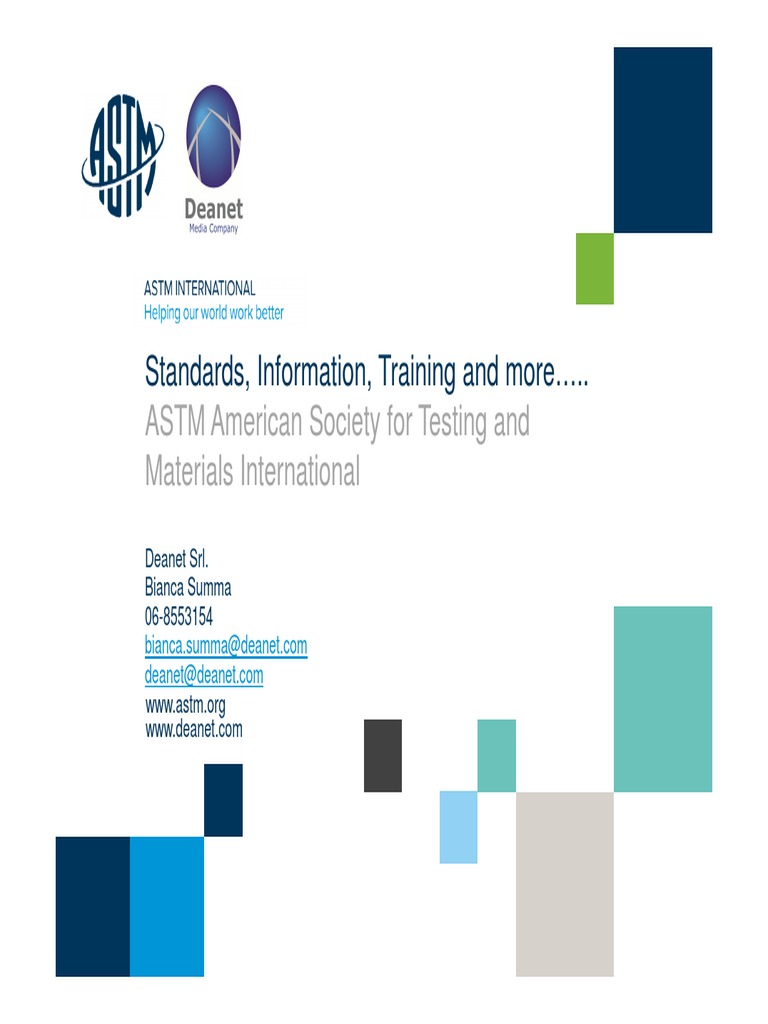 ASTM Overview Deanet | PDF | Educational Technology | Abstract (Summary)