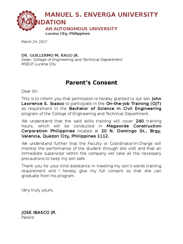 Ojt-Papers For Megawide | PDF | Academia | Further Education