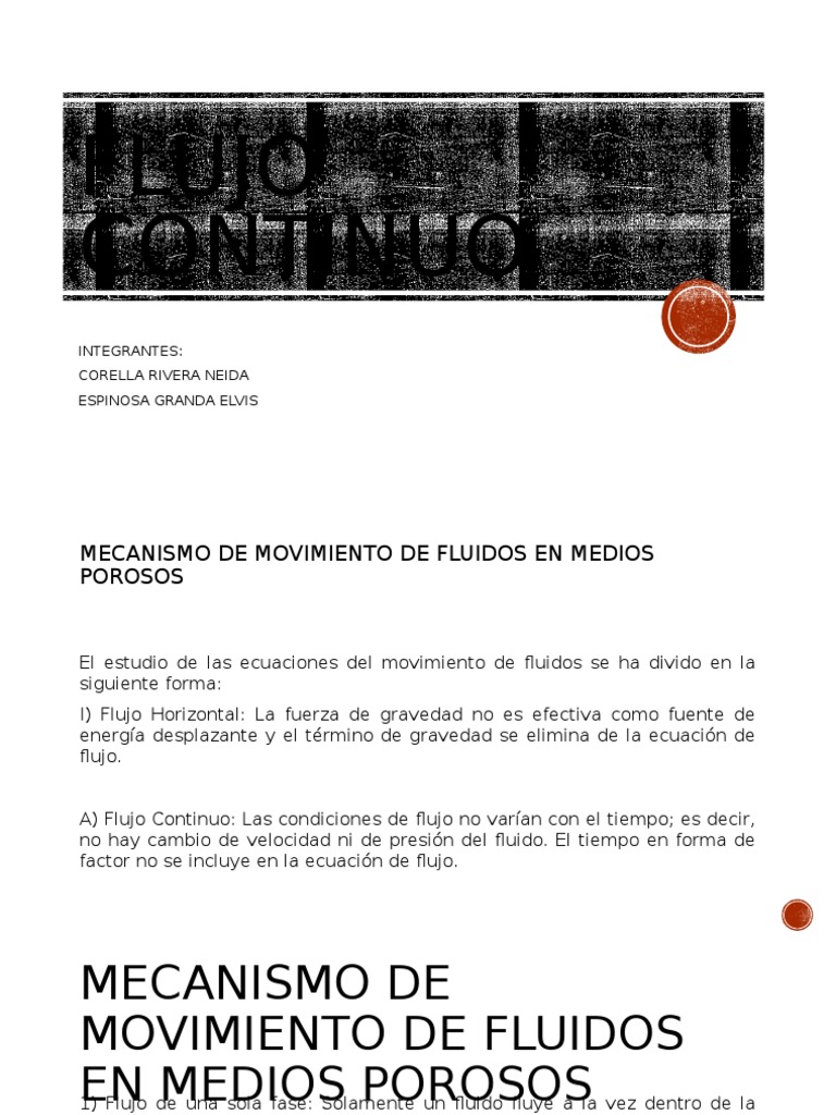 Flujo Continuo | PDF | Movimiento (física) | Fluido