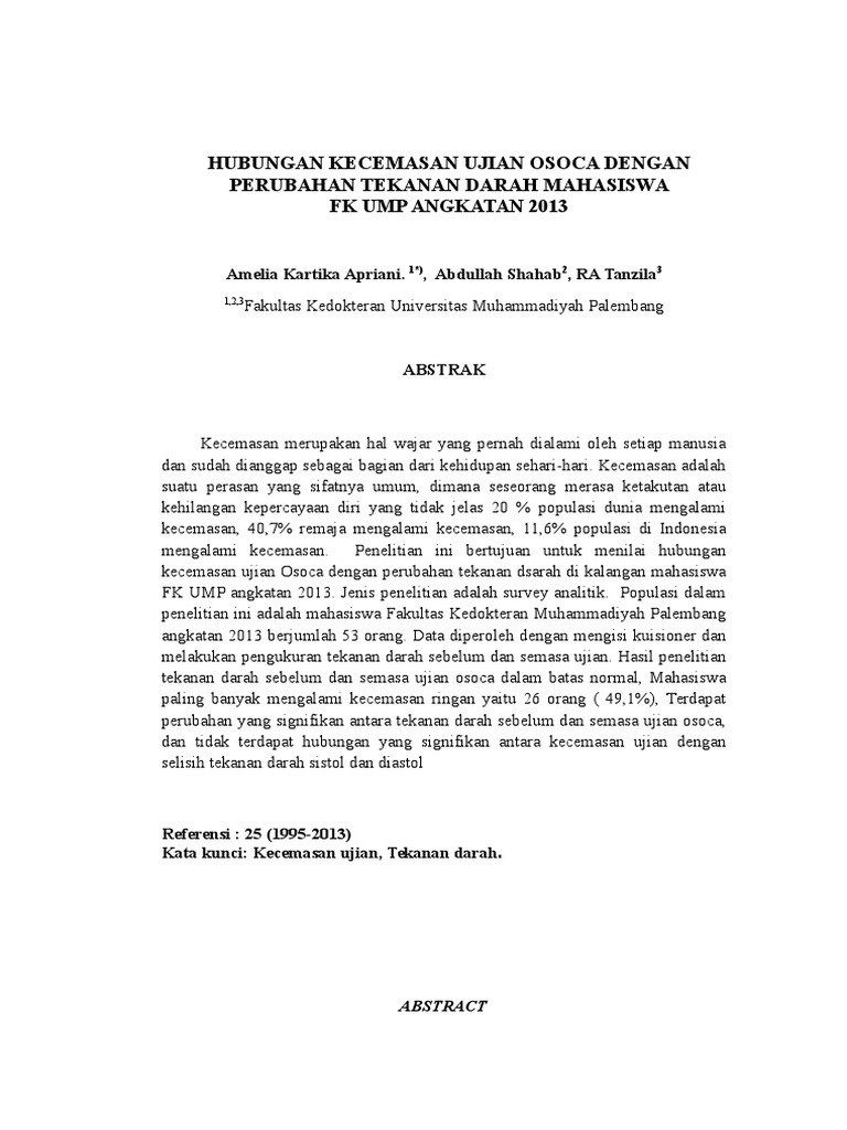 Abstrak Jurnal | PDF