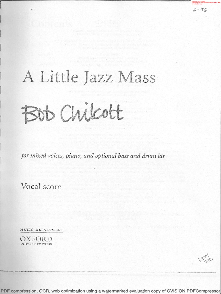 A Little Jazz Mass SATB - pdf.PdfCompressor-798242 | PDF | Computer ... A Little Jazz Mass SATB - pdf.PdfCompressor-798242 | PDF | Computer ...
