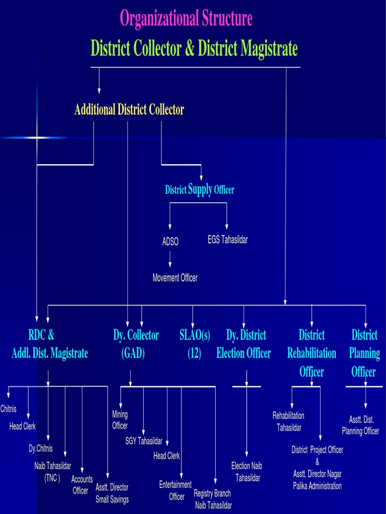 Collectorate Org Structure PDF | PDF