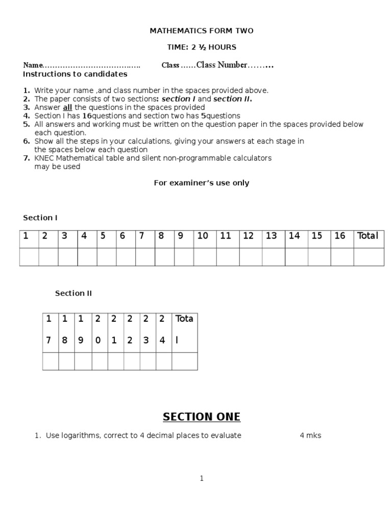 Maths Form 2 Examq | PDF | Prices | Triangle