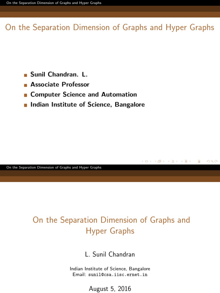 Separation Dimension | PDF | Vertex (Graph Theory) | Discrete Mathematics