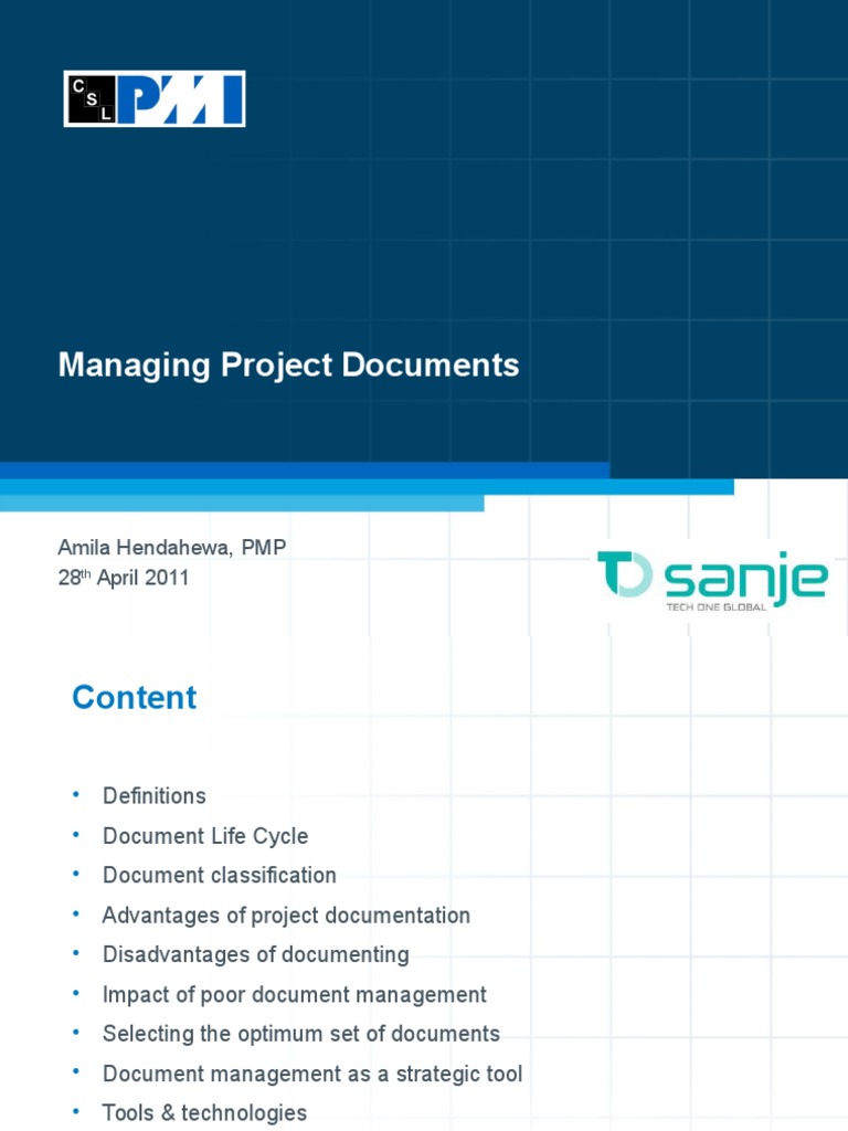 Effective Project Document Management | PDF | Records Management ...