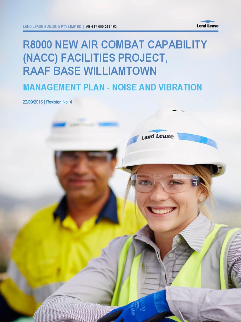 Noise & Vibration Management Plan RAAF | PDF | Noise | General Contractor