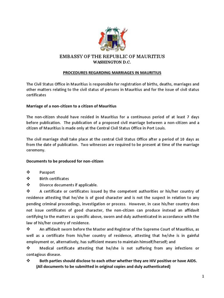 Marriage Guidelines Pdf Birth Certificate Marriage