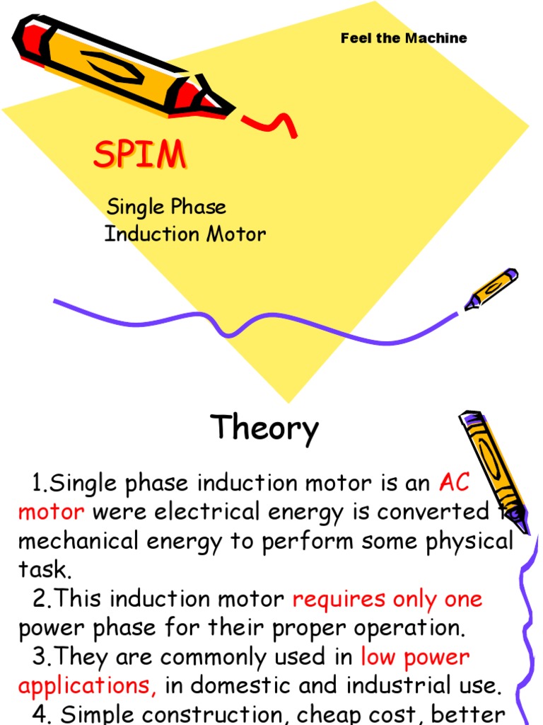 Single Phase Induction Motor Guide | PDF | Electromagnetic Induction ...