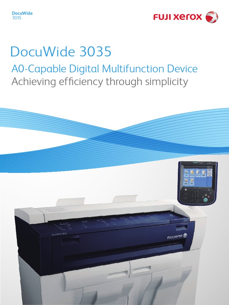DocuWide 3035 Brochure | Image Scanner | Microsoft Windows