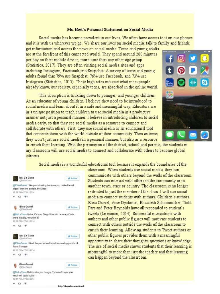 Social Media Statement Edited | PDF | Social Media | Popular Culture ...