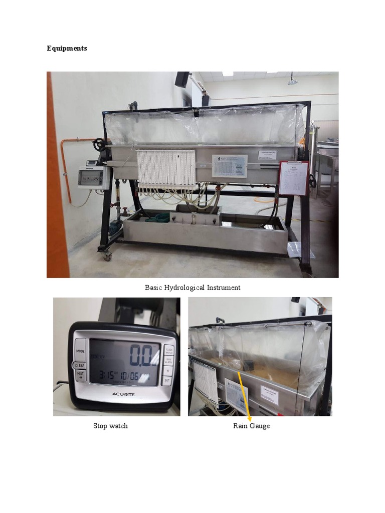 Equipments: Basic Hydrological Instrument | PDF