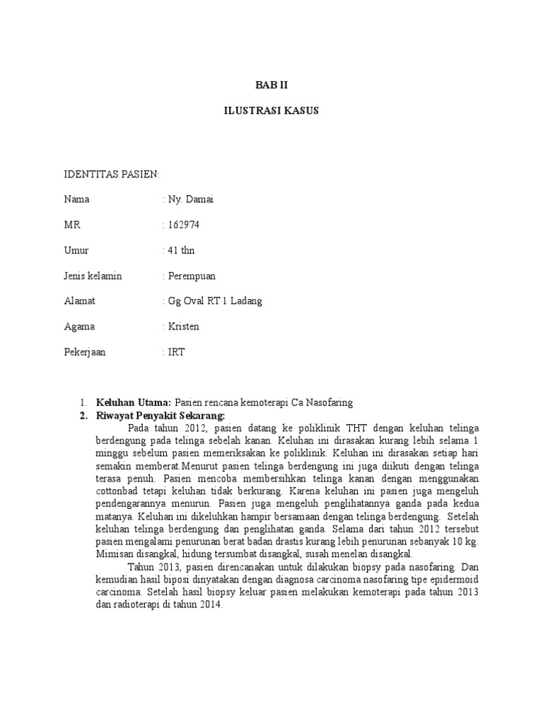 Contoh Case Report | PDF