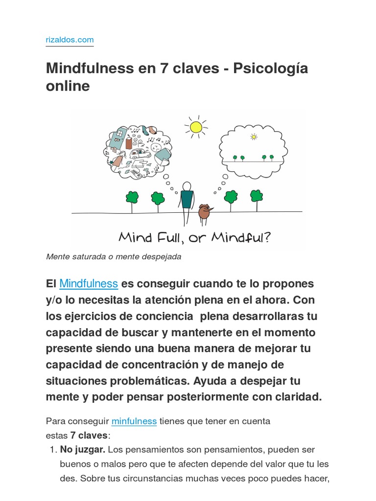 Cómo practicar mindfulness: 7 claves para lograr la atención plena ...