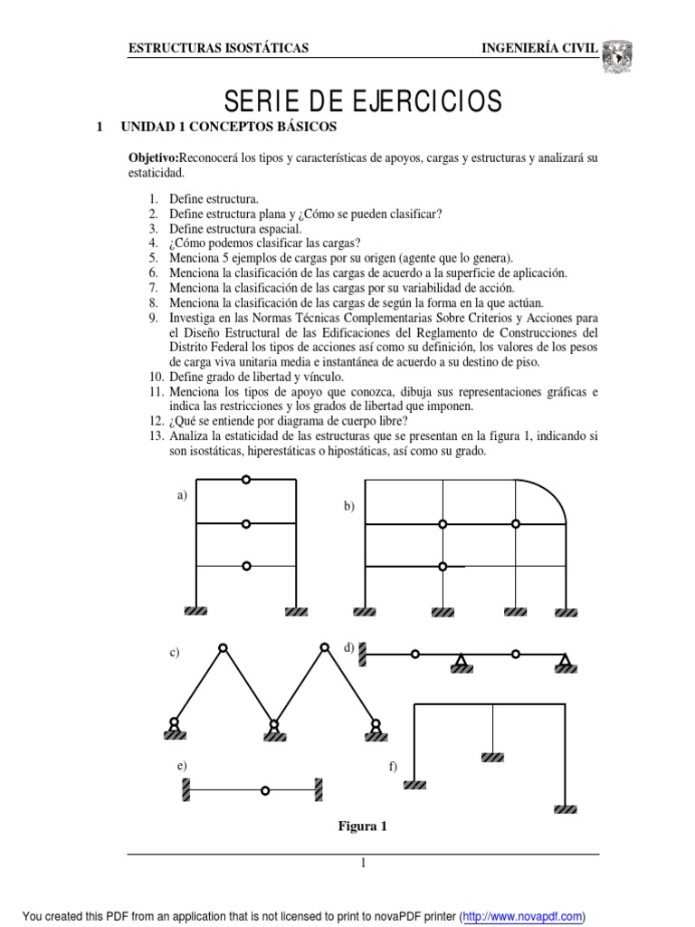 Estructuras Isostaticas Ejercicios Resueltos 097182 | Science | Ingeniería