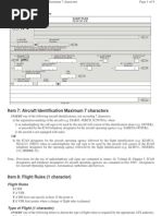 ICAO Flight Plan Format Guide | PDF | Aerospace | Aviation Safety