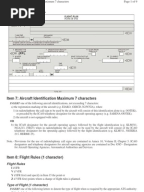 ICAO FLIGHT PLAN FORM | Flight | Aerodrome