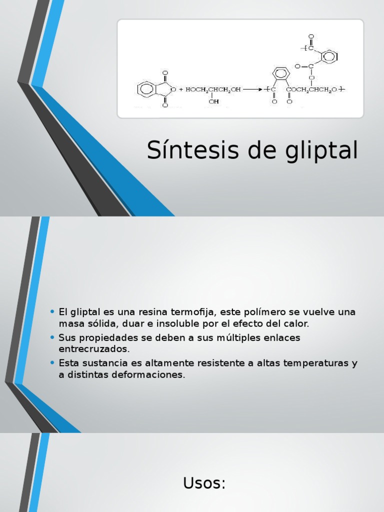 Síntesis de Gliptal | PDF