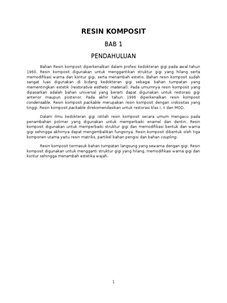 Resin Komposit Pdf