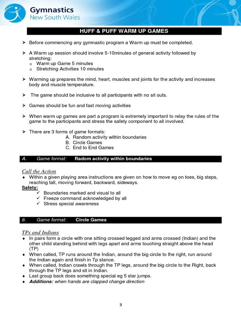 Warm Ups Pdf Sports Leisure
