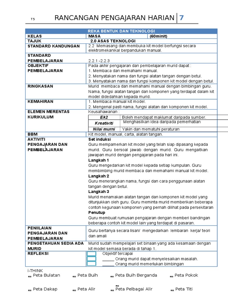 RPH RBT Tahun 5 | PDF