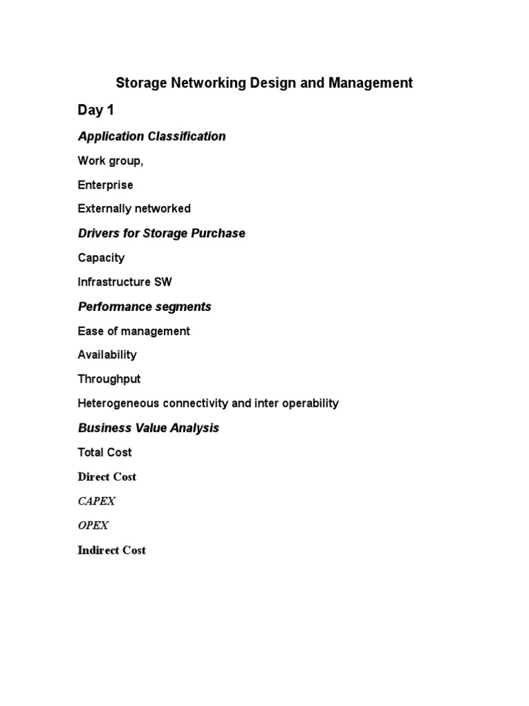 Storage Networking Design and Management | PDF | Network Switch ...