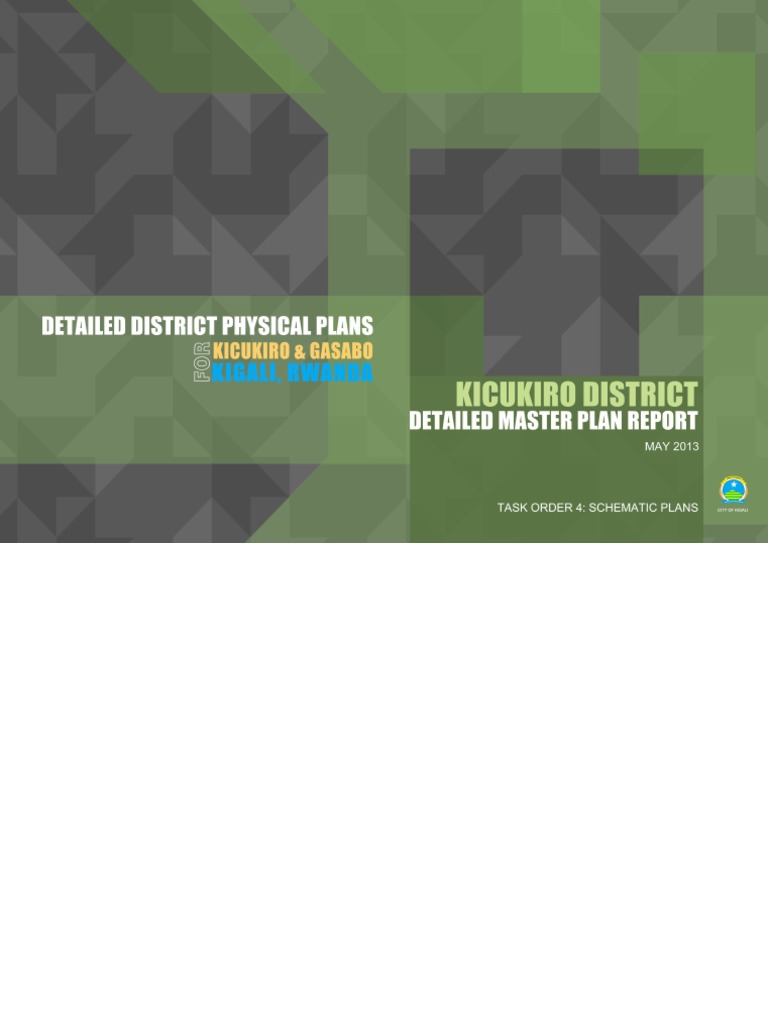 RWF1101 06 Kicukiro Detailed Master Plan Report 03062013-s | PDF ...