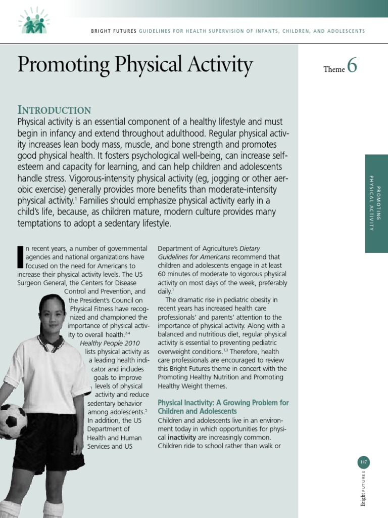 5-Promoting Physical Activity PDF | PDF | Physical Exercise | Preschool