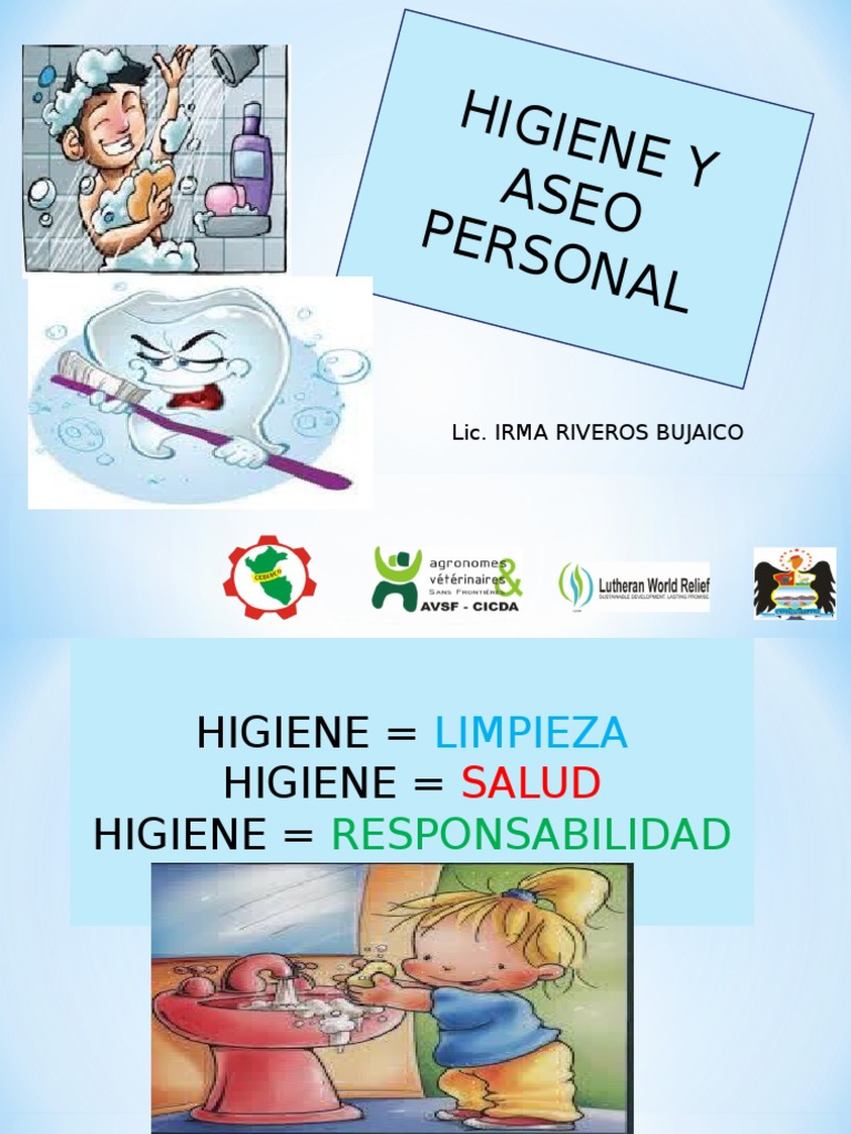 Higiene y Aseo Personal | PDF | Diente humano | Lavado de manos